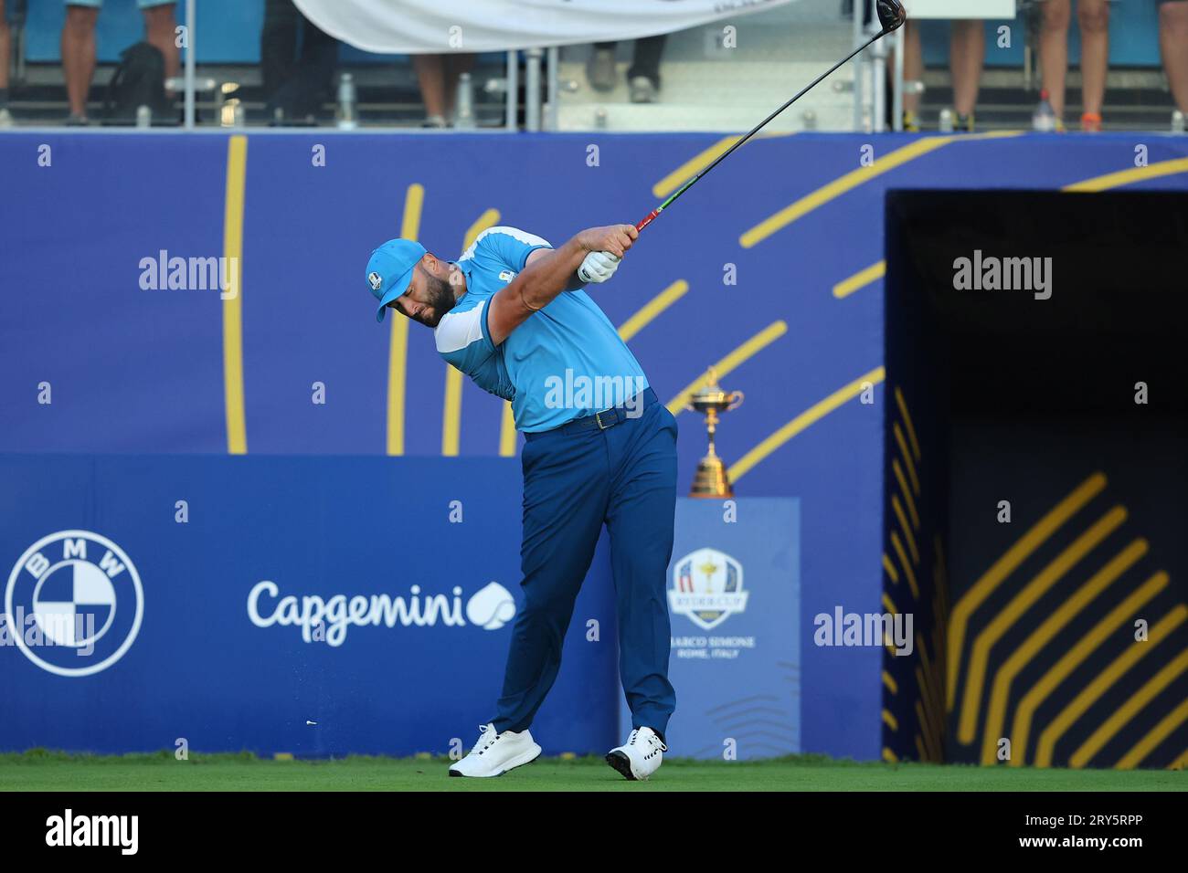 Rome, . 29th Sep, 2023. Rome, Italy 29.09.2023: Jon Rahm of Europe ...