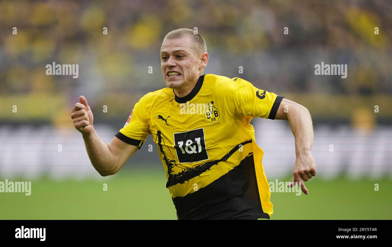 Dortmund's Julian Ryerson is pictured during the German Bundesliga ...