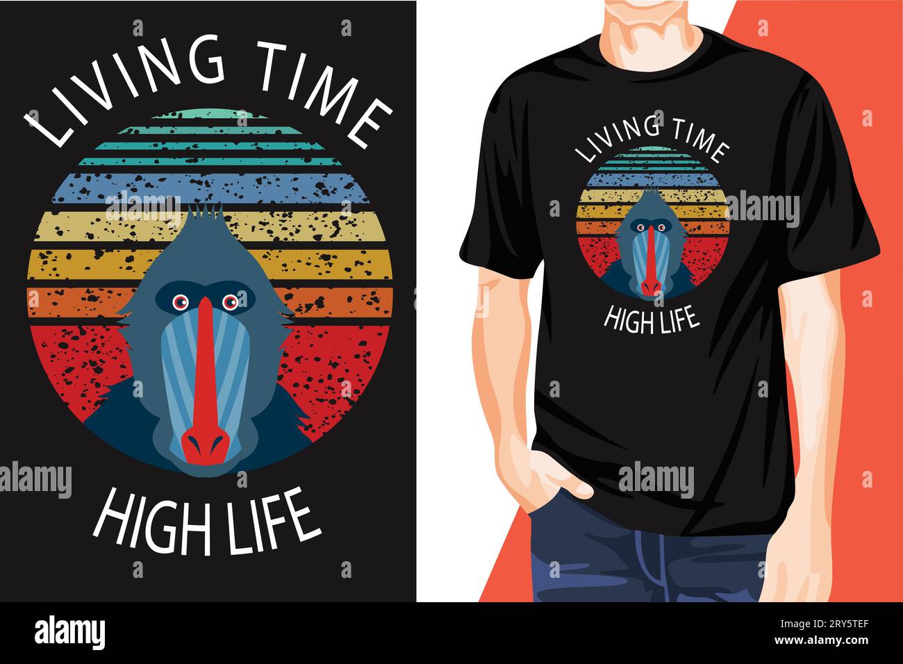 T shirt design template hi-res stock photography and images - Alamy