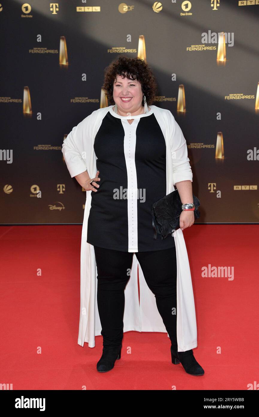Meltem Kaptan bei der Verleihung des Deutschen Fernsehpreises in Koeln ...