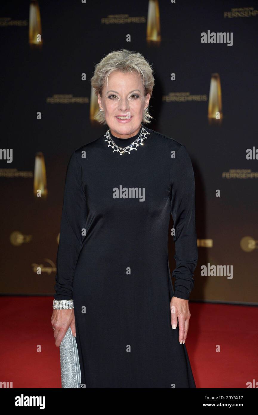 Tanja Schumann bei der Verleihung des Deutschen Fernsehpreises in Koeln ...