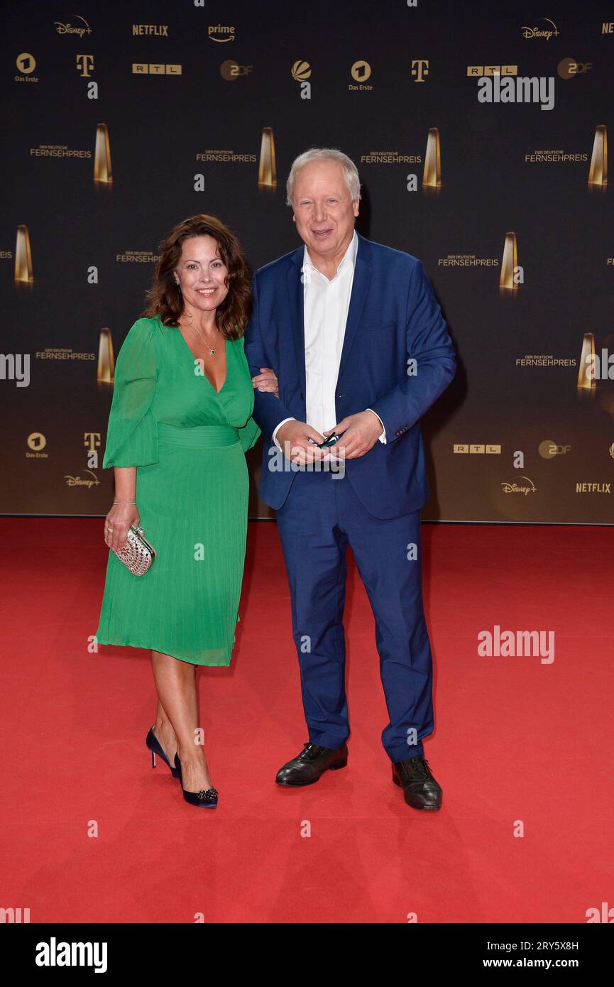 Tom Buhrow und Frau Daniela Boff bei der Verleihung des Deutschen ...