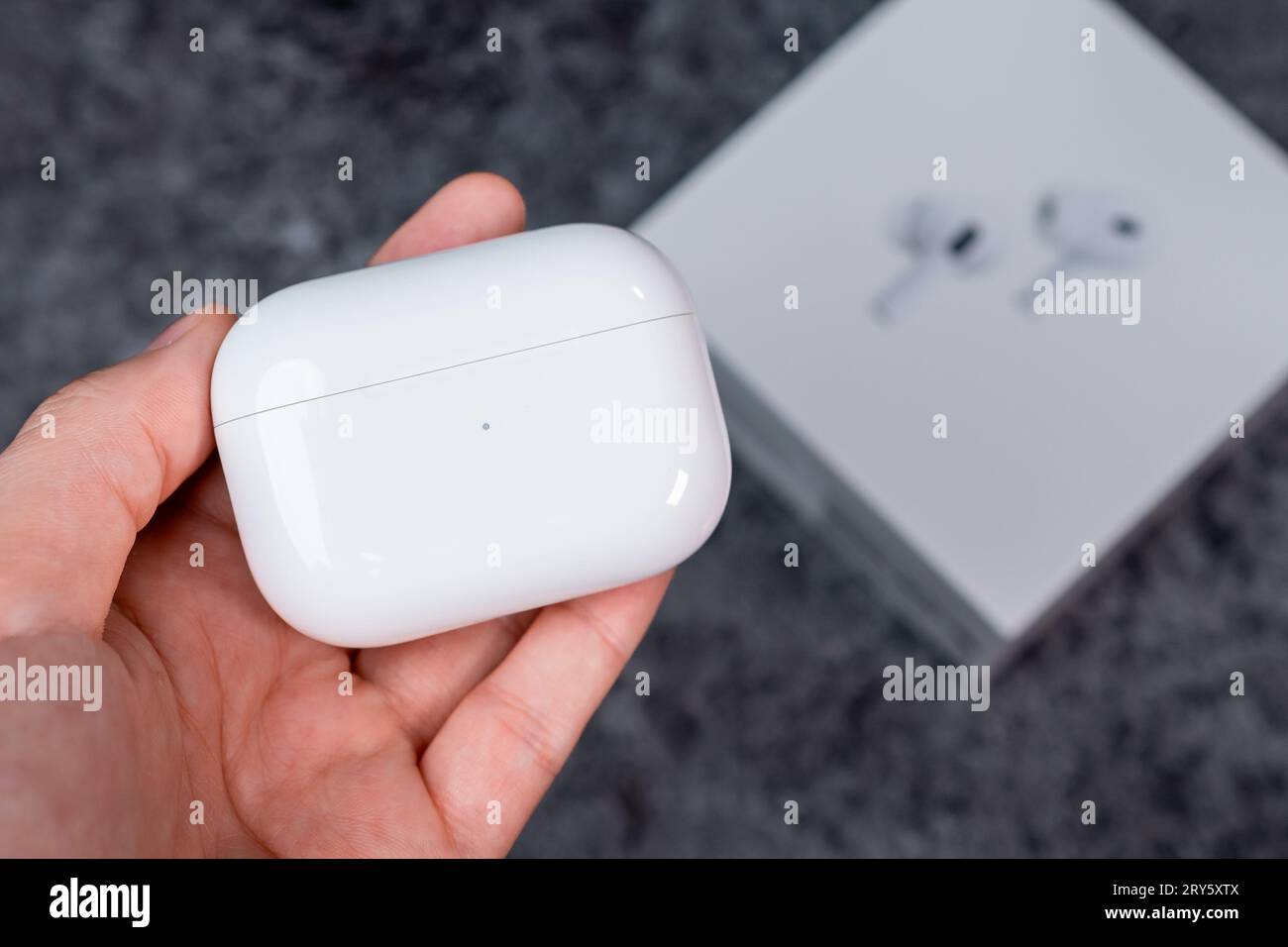Airpods pro 2 generation hi-res stock photography and images - Alamy