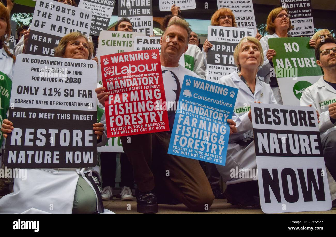 London, UK. 28th September 2023. Naturalist and TV presenter Chris ...