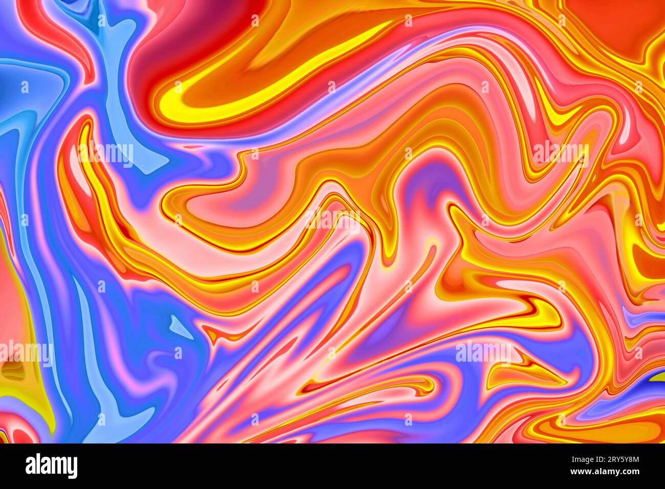 where liquify abstract pattern blends with multicolor art form digital ...