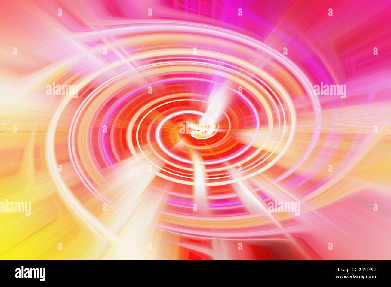 where colorful blurred gradient radial motion background blends with ...