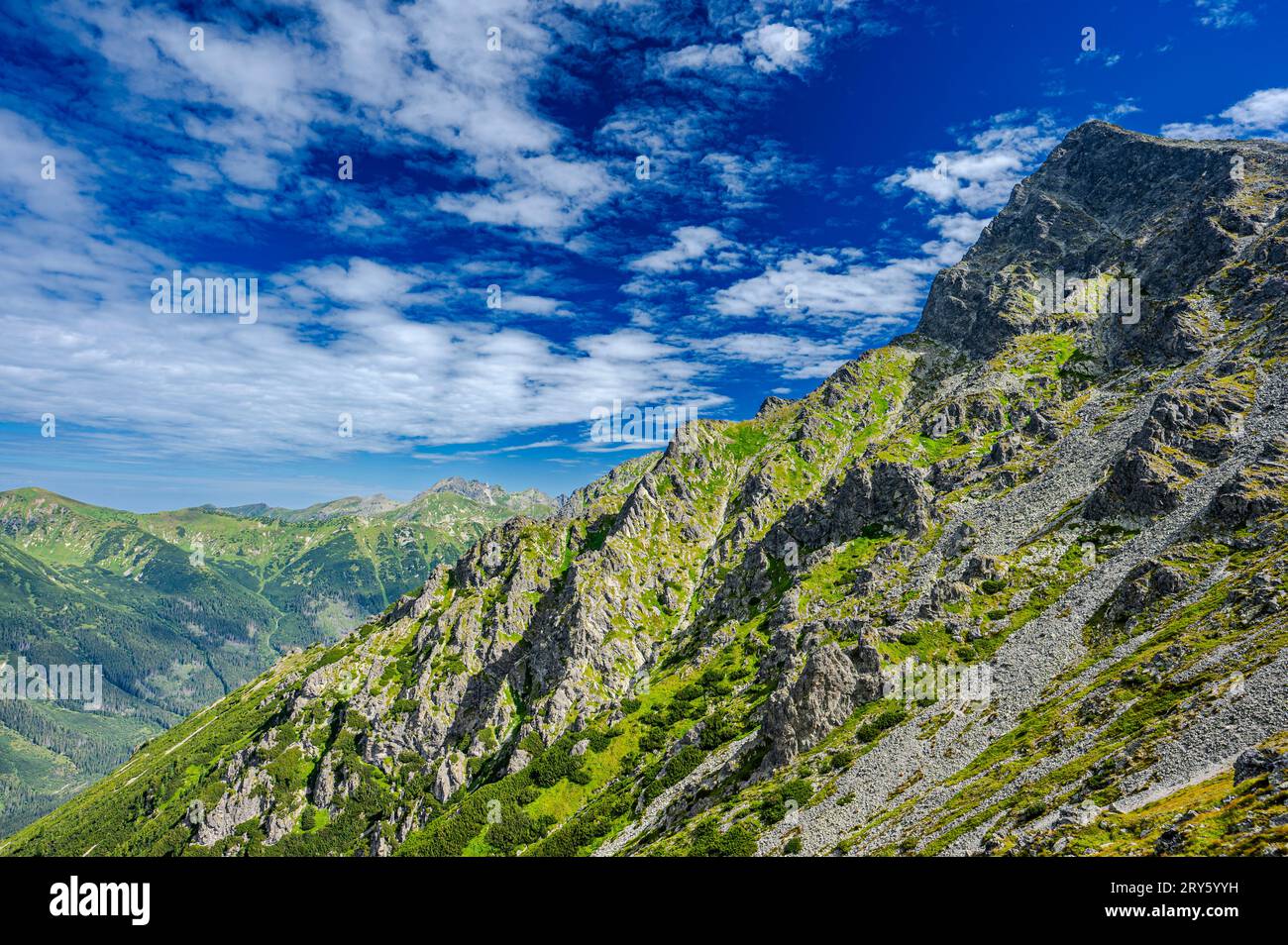 The Mount Krivan in the High Tatras. An iconic mountain of Slovakia ...