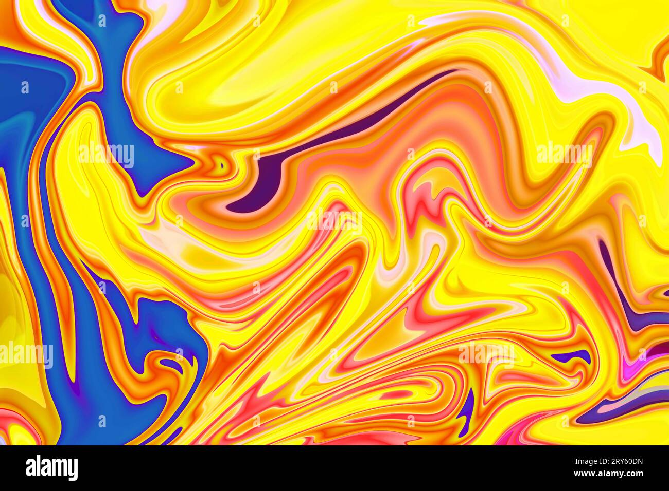 symphony of liquify abstract pattern with multicolor art form digital ...