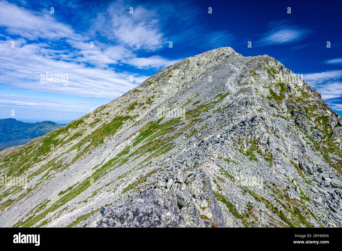 The Mount Krivan in the High Tatras. An iconic mountain of Slovakia ...