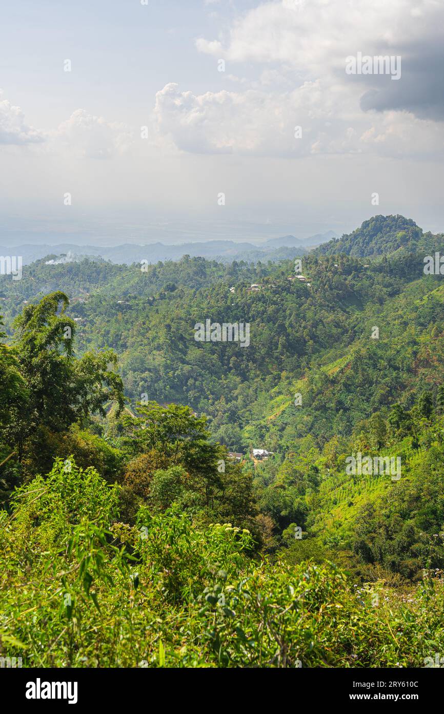 Indonesian countryside near Gunung Lawu, Java Stock Photo - Alamy