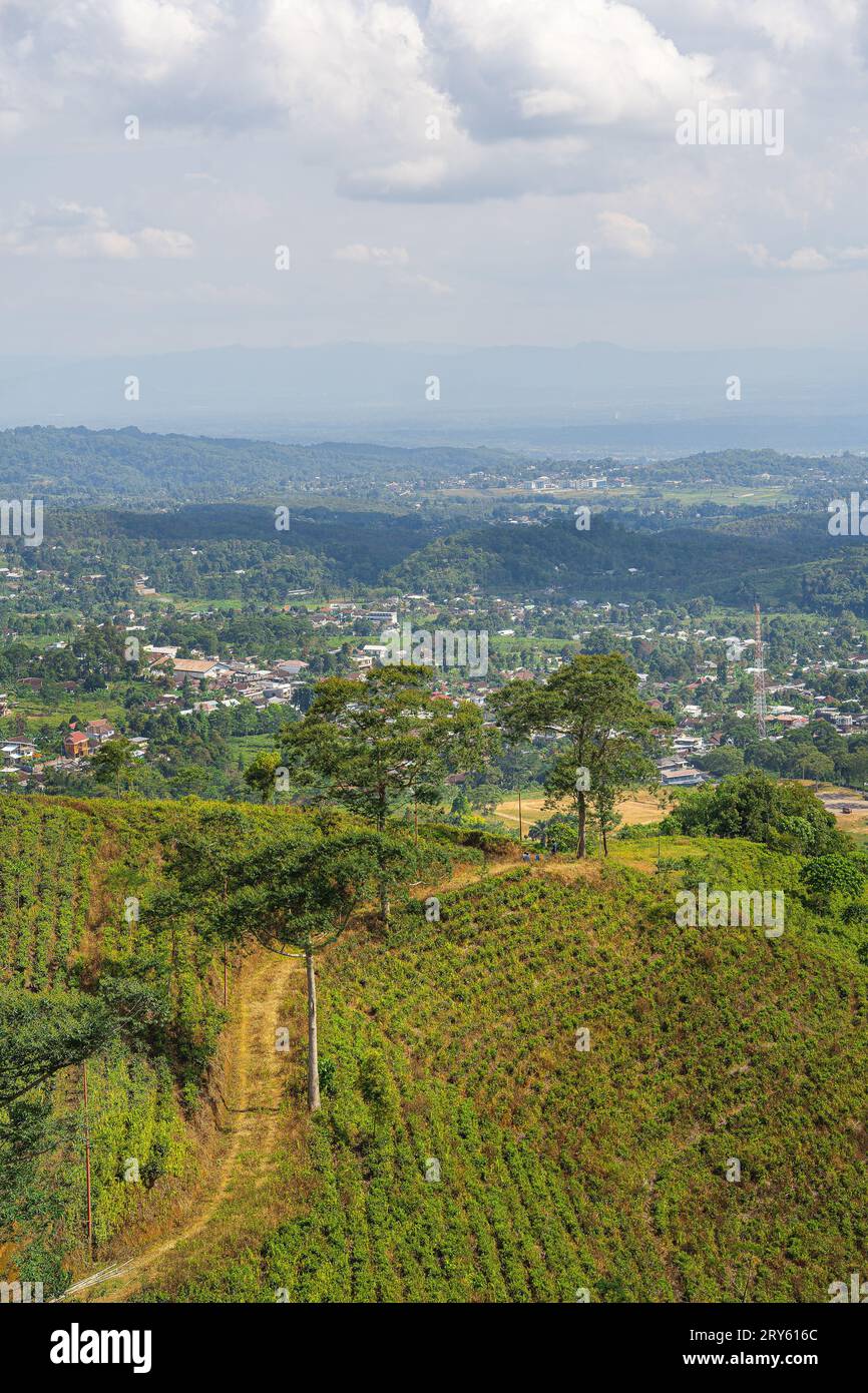 Indonesian countryside near Gunung Lawu, Java Stock Photo - Alamy