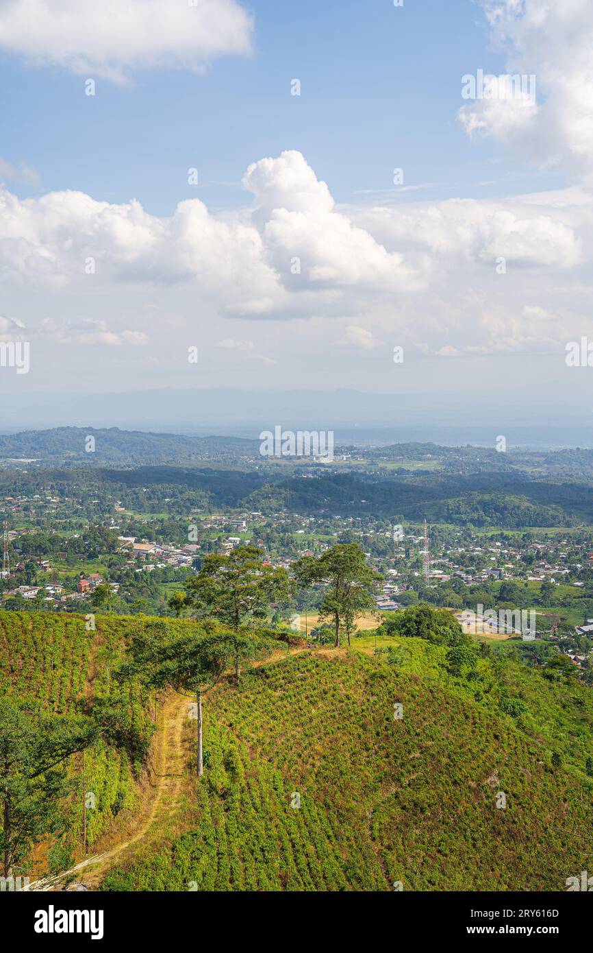 Indonesian countryside near Gunung Lawu, Java Stock Photo - Alamy