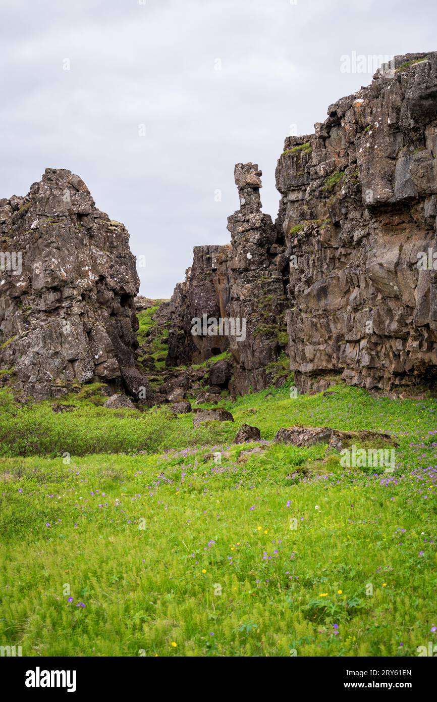Thingvellir tourist spot hi-res stock photography and images - Alamy