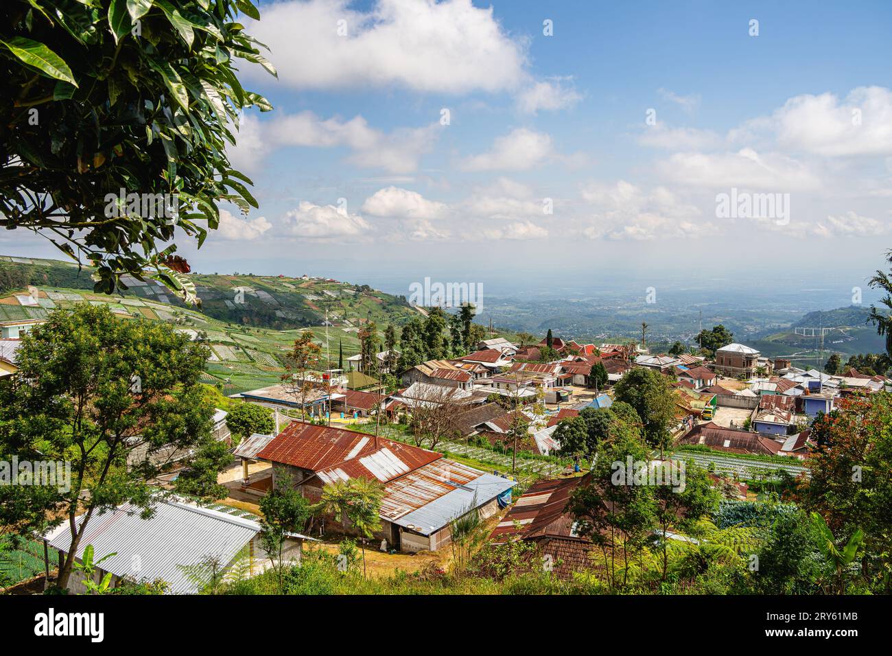 Indonesian countryside near Gunung Lawu, Java Stock Photo - Alamy