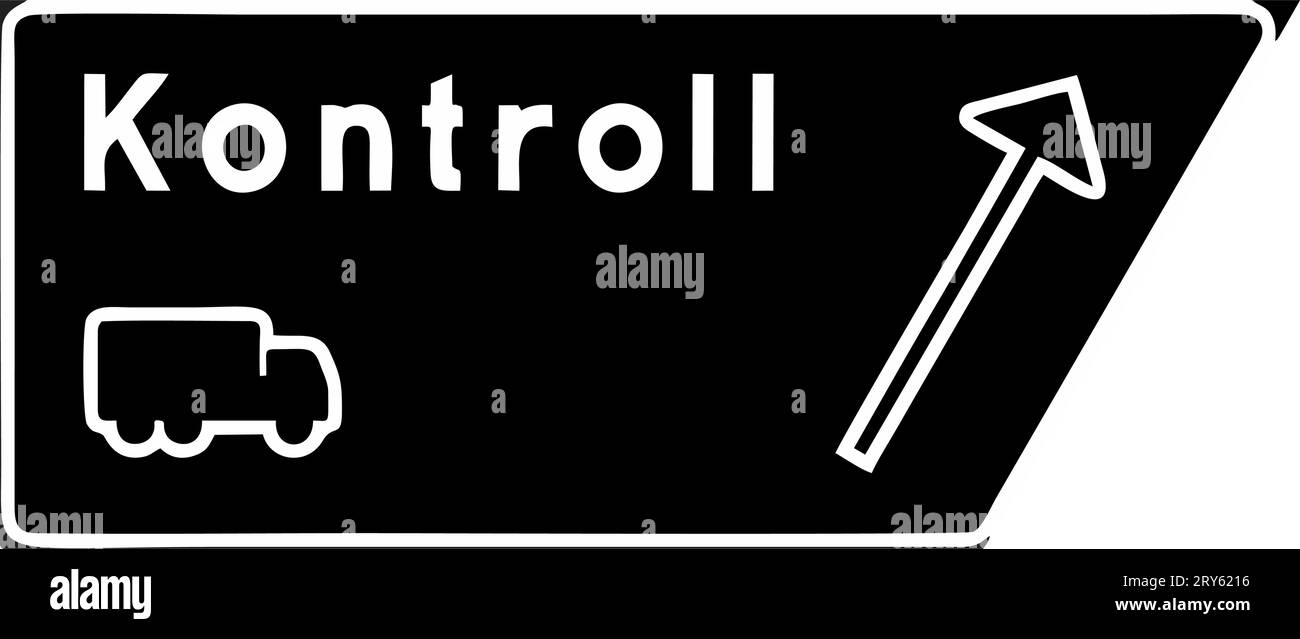 Control, Signals by police officers, Road signs in Sweden Stock Vector ...