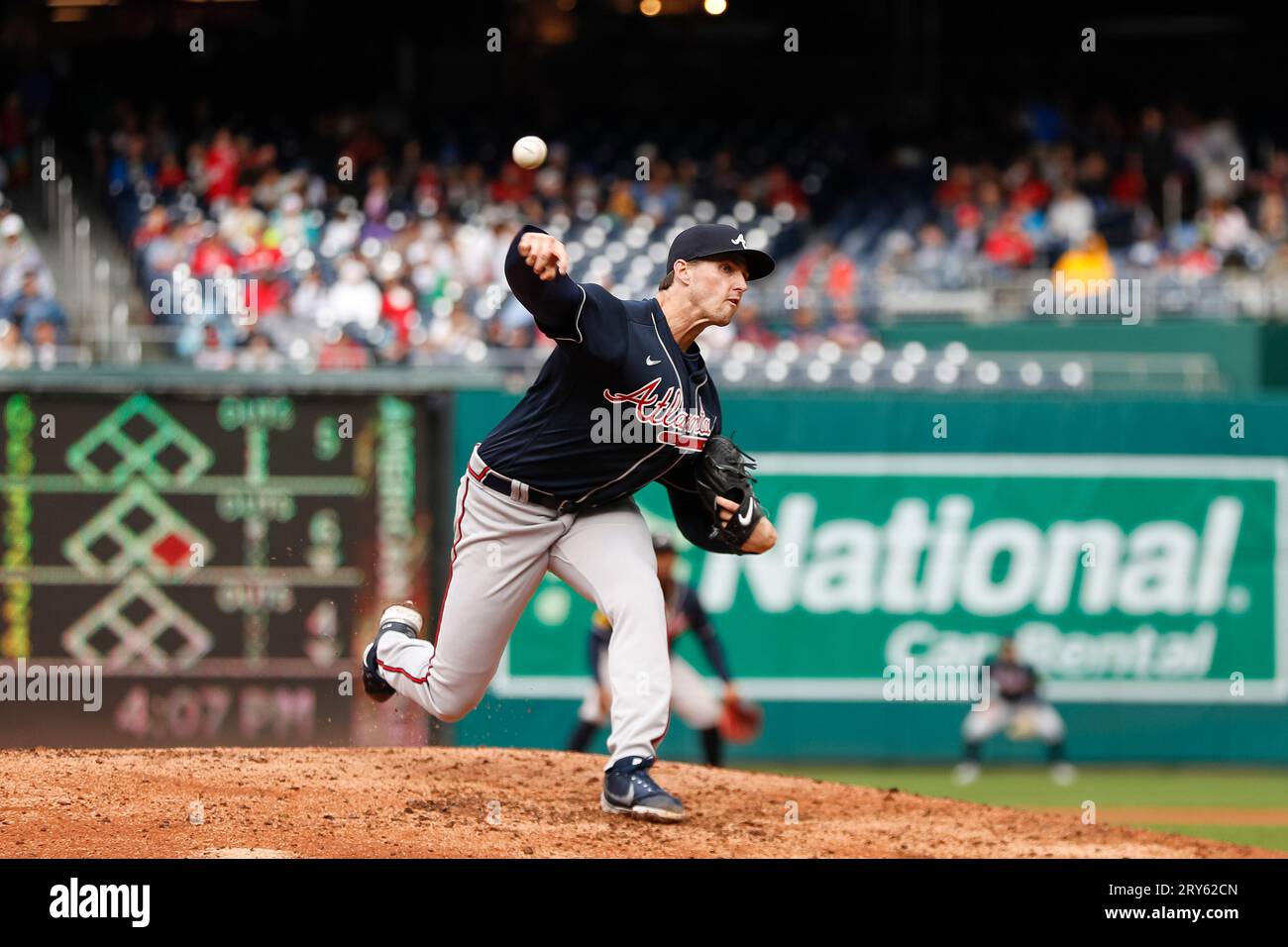 Washington Dc, USA. 24th Sep, 2023. Atlanta Braves starting pitcher ...