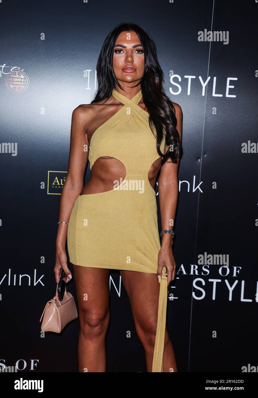 Abbie Holborn seen attending the In The Style 10th Anniversary Party at ...