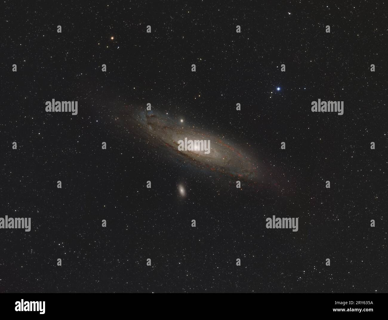 A tribute to M31, the Andromeda Galaxy Stock Photo - Alamy