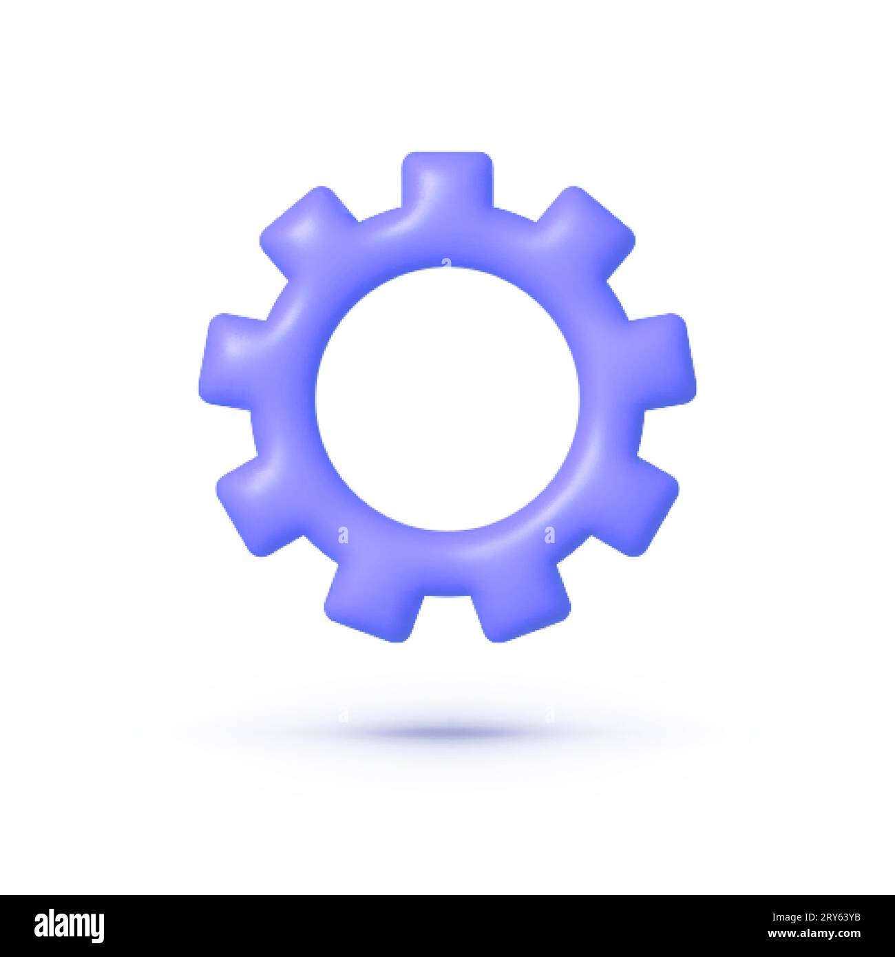 Gear 3d, great design for any purposes. Vector illustration Stock ...