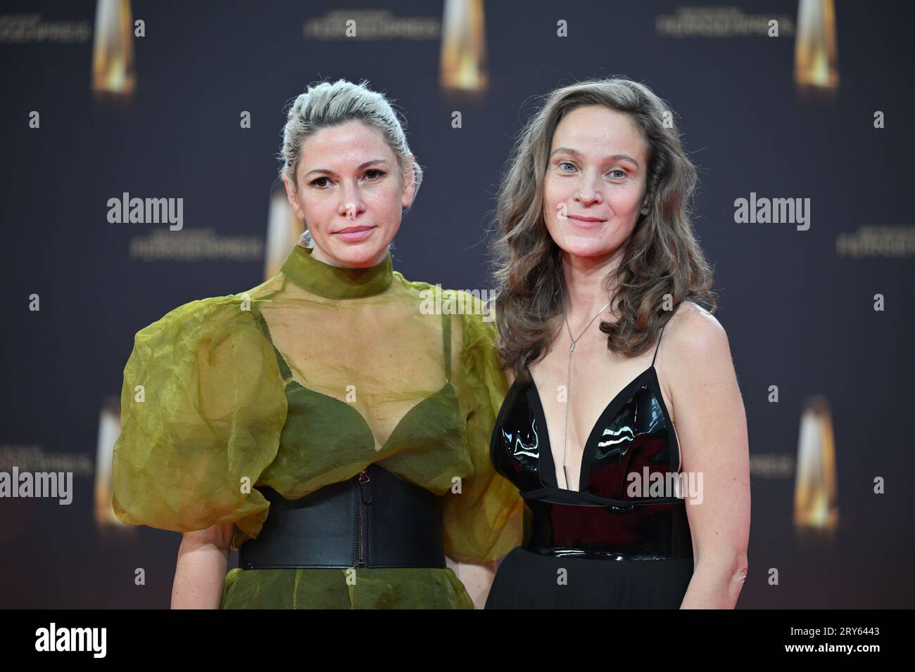 Cologne, Germany. 28th Sep, 2023. Laura Lackmann (l) and Jeanette Hain ...