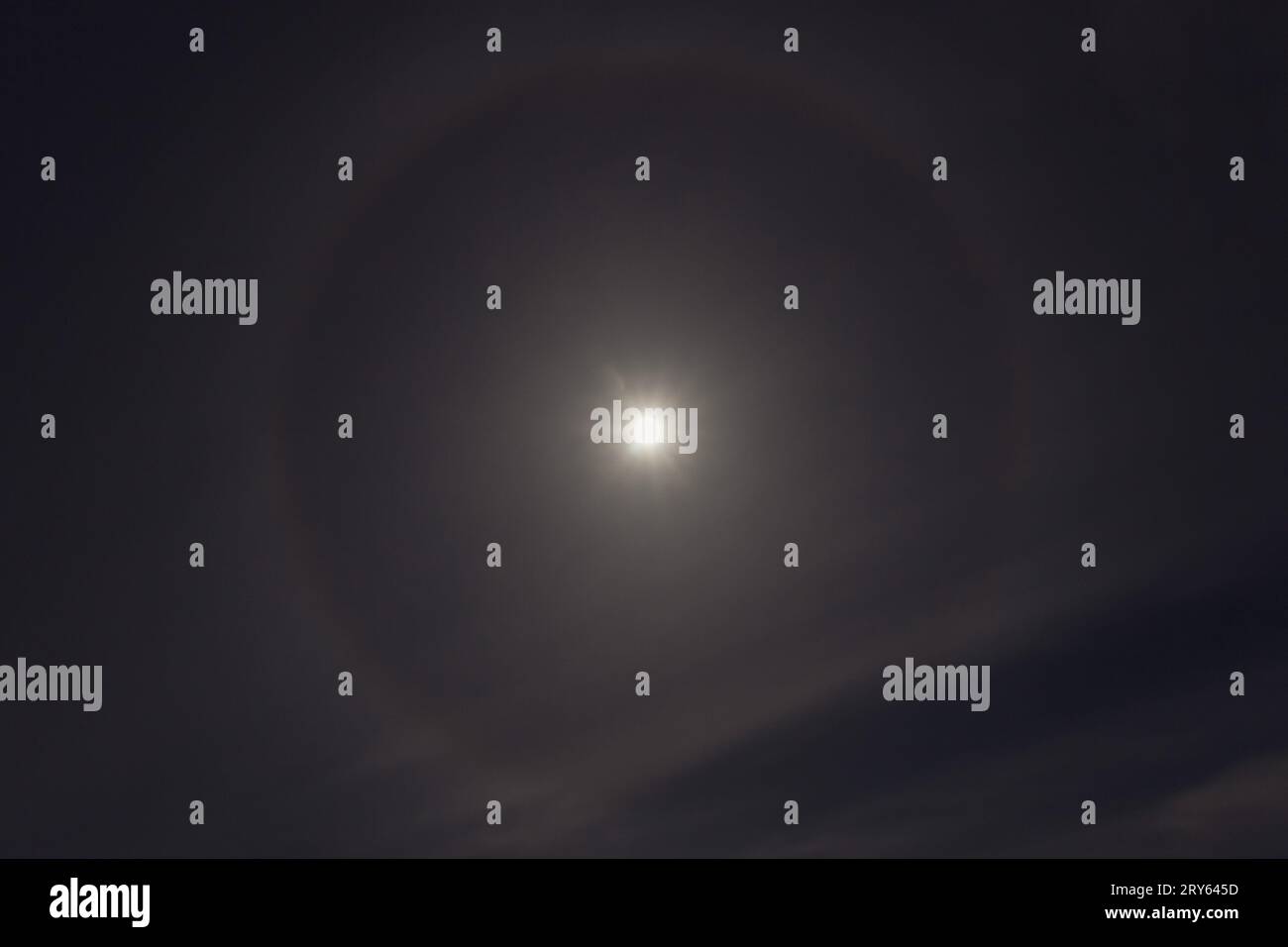 Beautiful lunar halo hi-res stock photography and images - Alamy