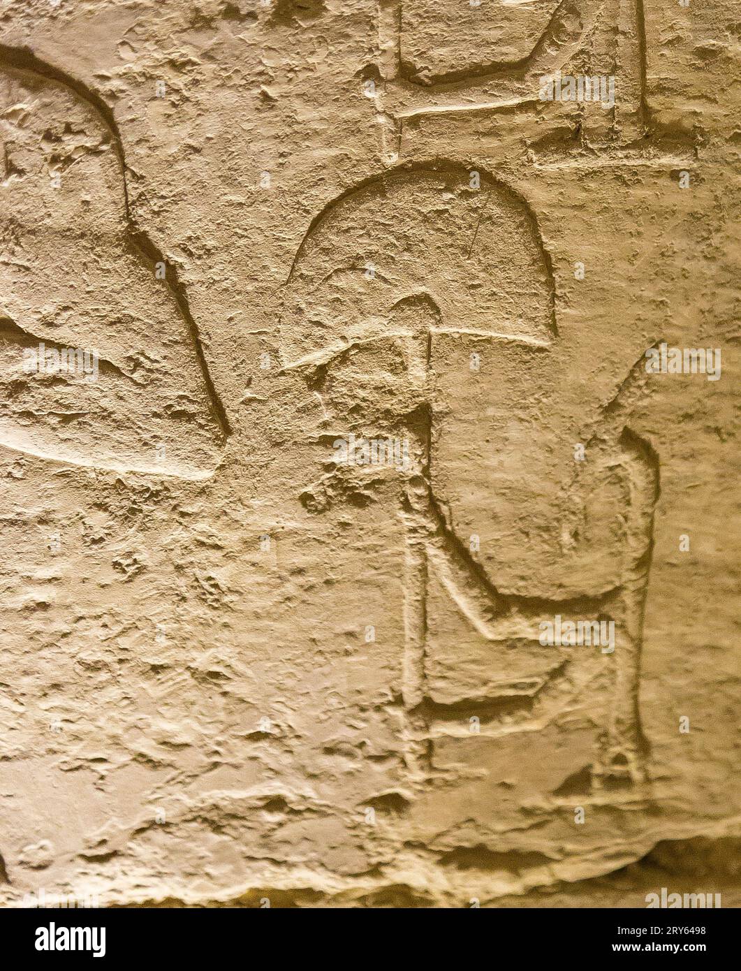 Egypt, Saqqara, Djoser pyramid, North Tomb, a detail of king Djoser ...