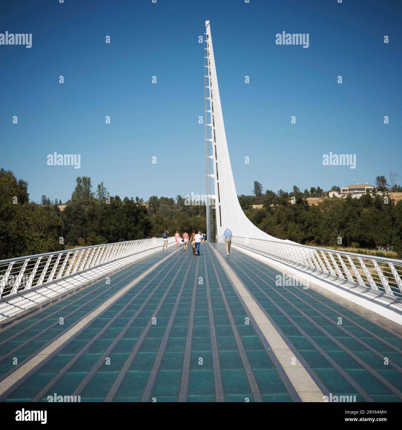 Sundial Bridge, Redding, CA Stock Photo - Alamy