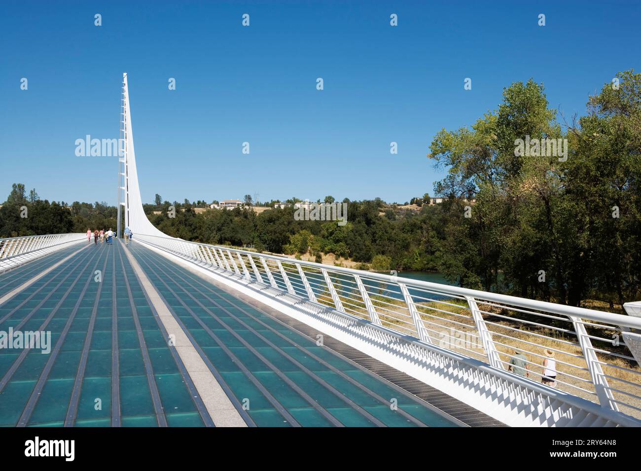 Sundial Bridge, Redding, CA Stock Photo - Alamy