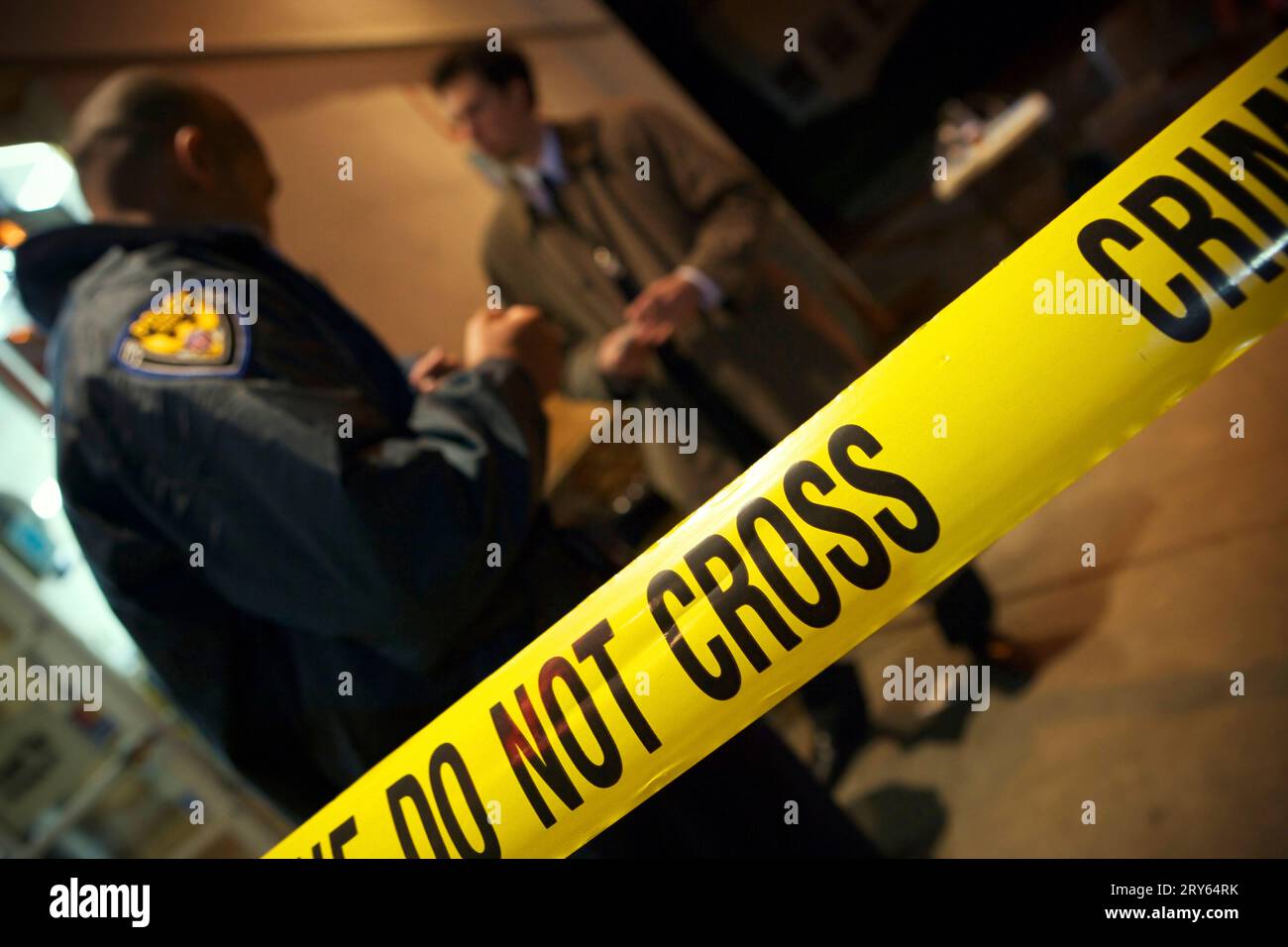 Caution Tape Crime Scene