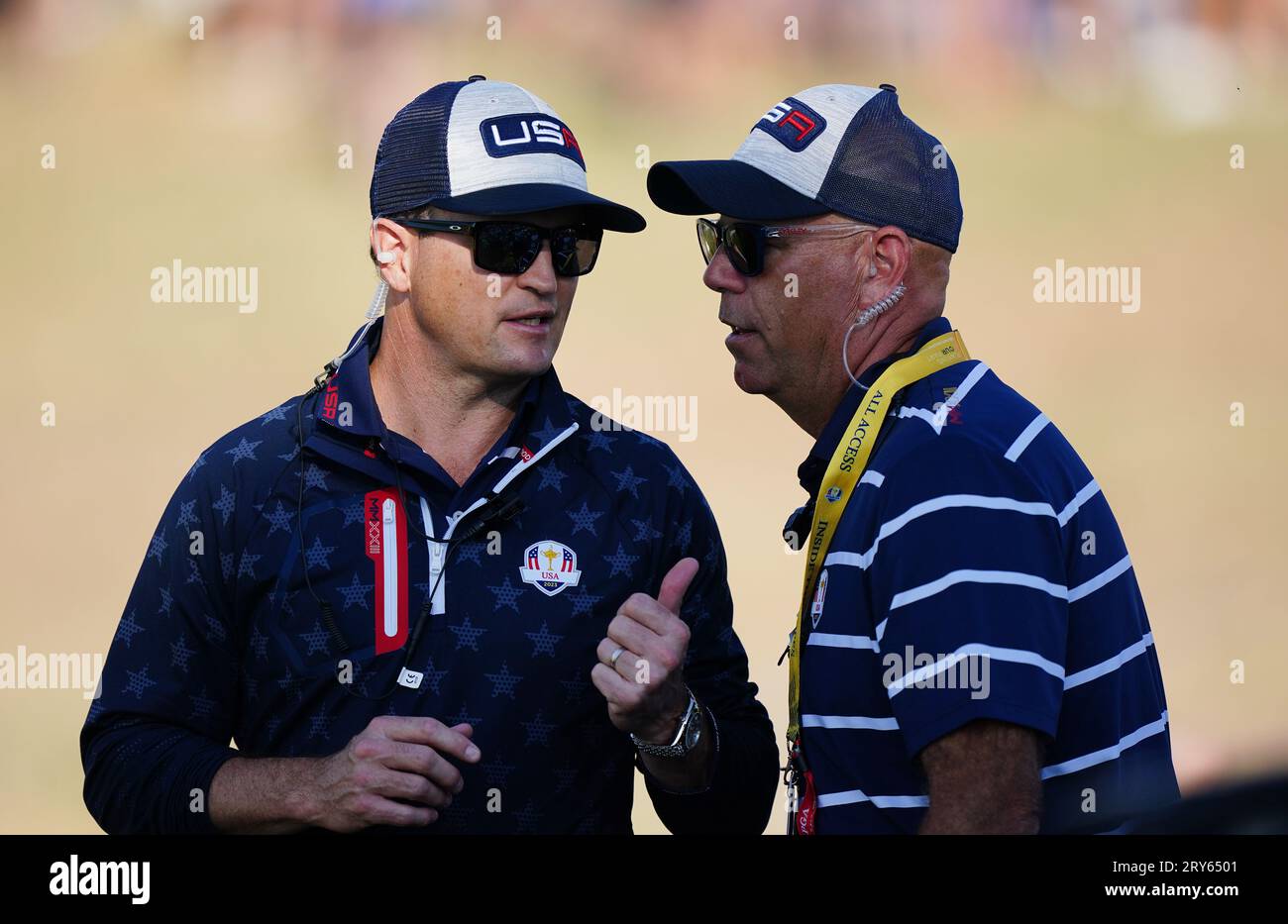USA Captain Zach Johnson during the Foursomes on day one of the 44th ...