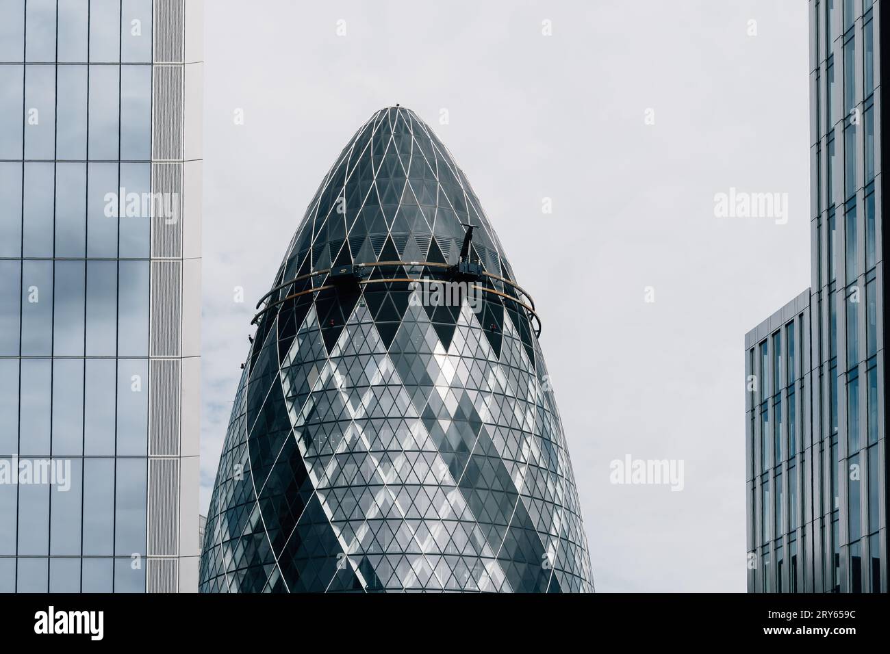 The Gherkin Building or 30 St Mary Axe in London Stock Photo - Alamy