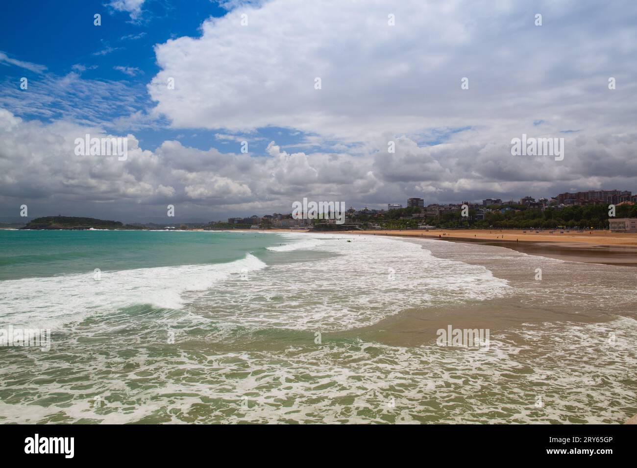 Sardinero beach santander hi-res stock photography and images - Alamy