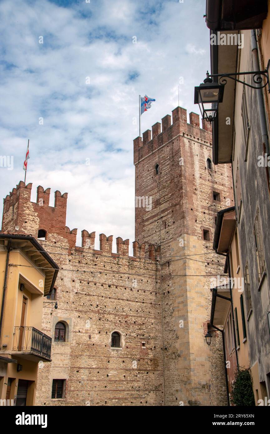the lower castle of Marostica Stock Photo - Alamy