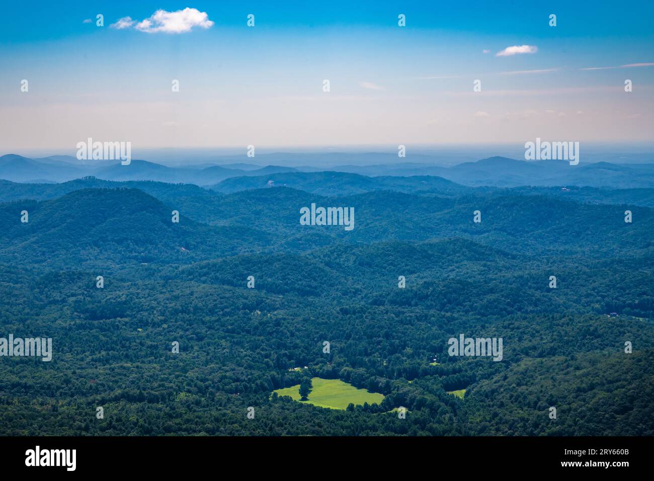 An overlooking view in Greenville, South Carolina Stock Photo - Alamy