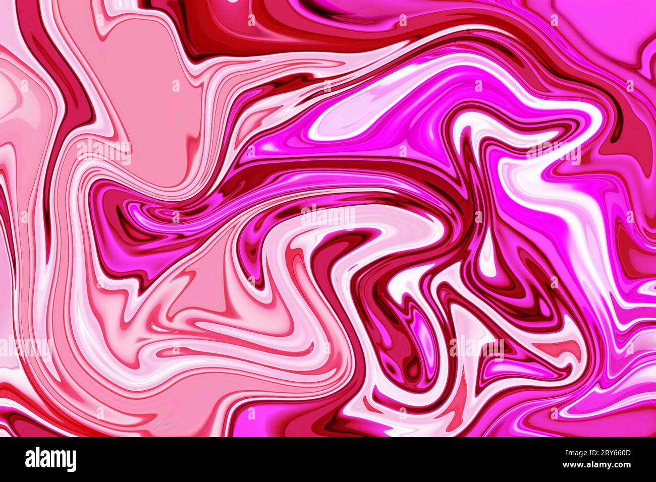 a symphony of colors with liquid abstract pattern, plastic pink and ...