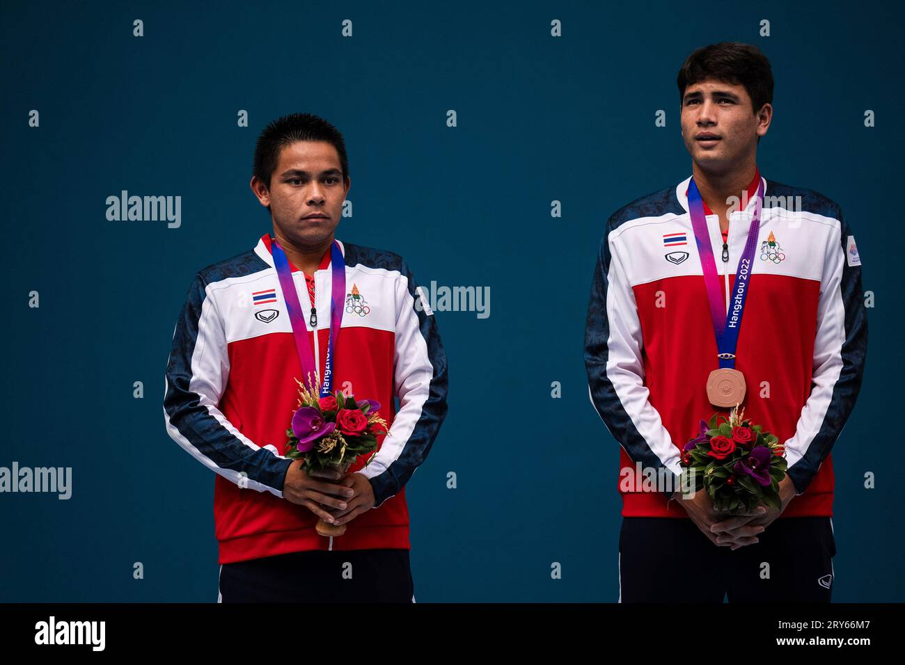 Thailand's Isaro Pruchya and Jones Maximus Parapol celebrate with their ...