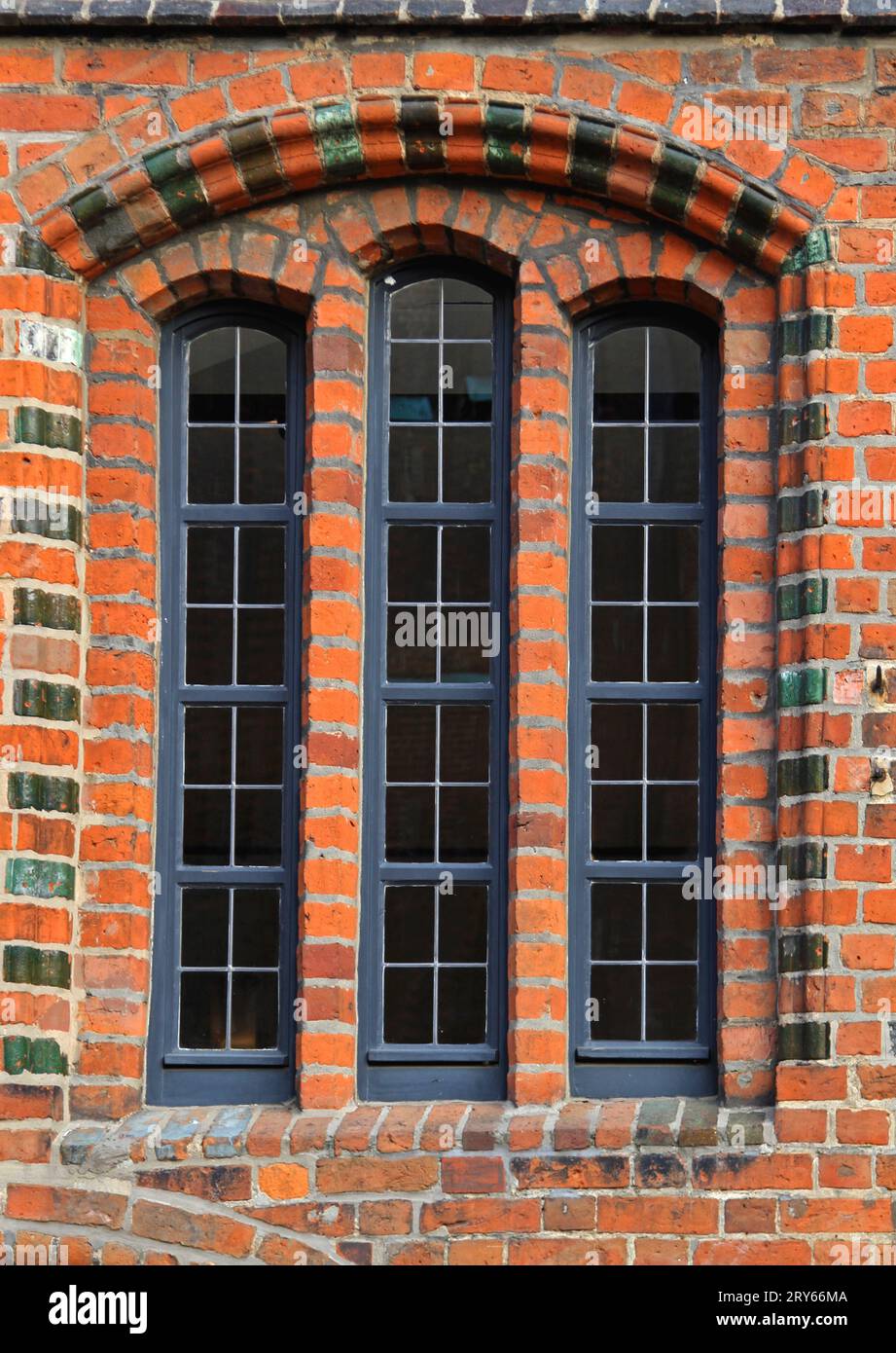 Arch Window Vitrage Classic Style in Hanover Stock Photo - Alamy