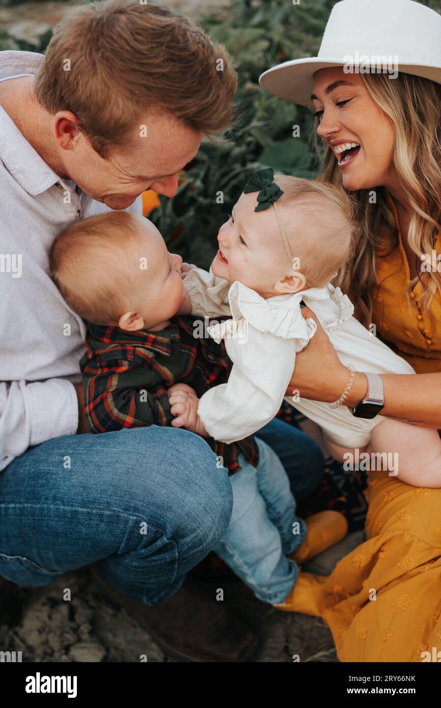 12 month old twins hi-res stock photography and images - Alamy