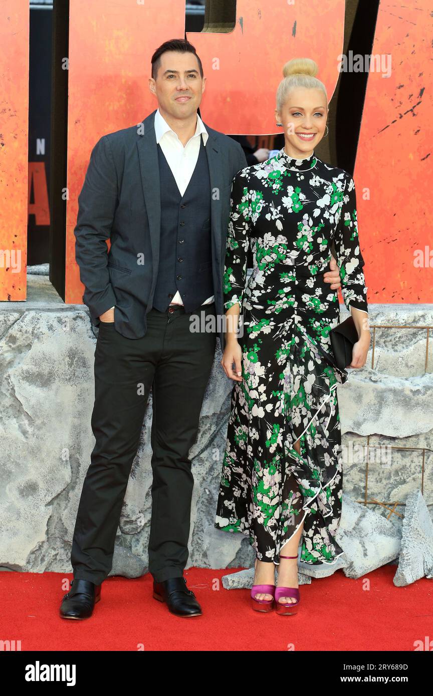 London, UK. 11th Apr, 2018. Brad Peyton and Breanne Parhiala attend the ...