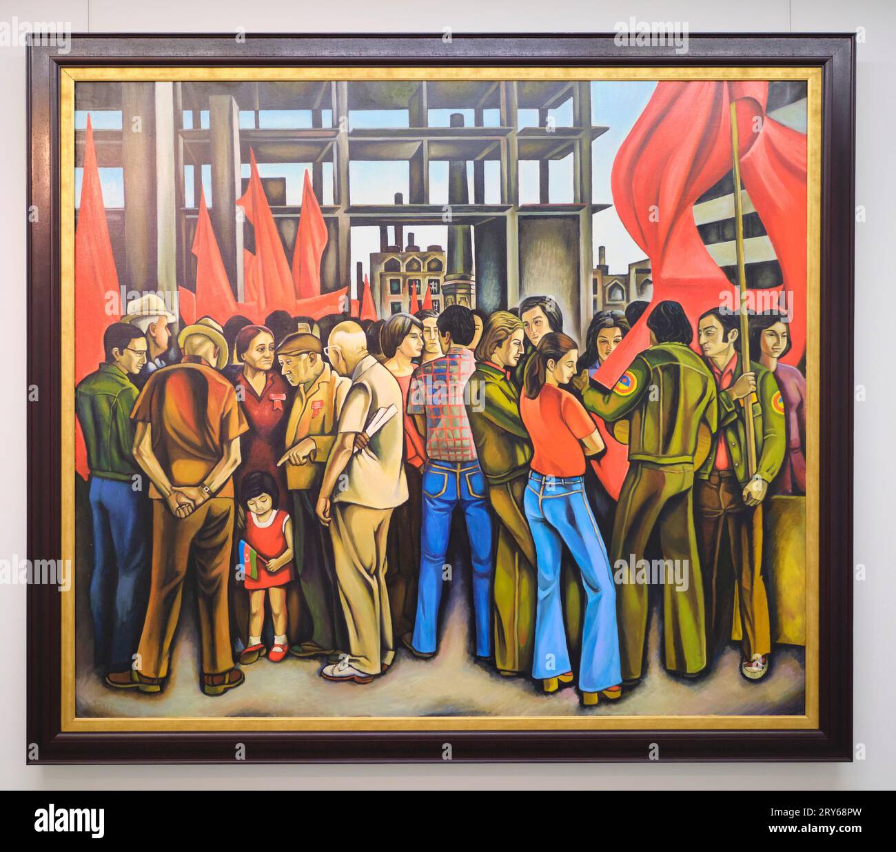 An oil painting from 1976, titled Unceasing Song. At the National ...