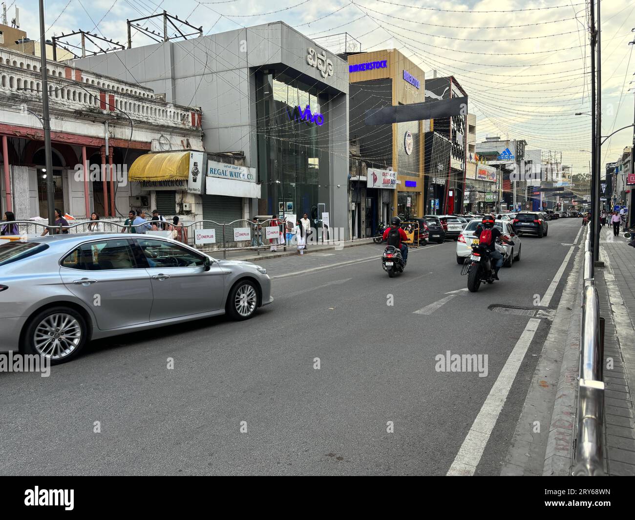Exclusive shots of brigade road in Bengaluru Stock Photo - Alamy