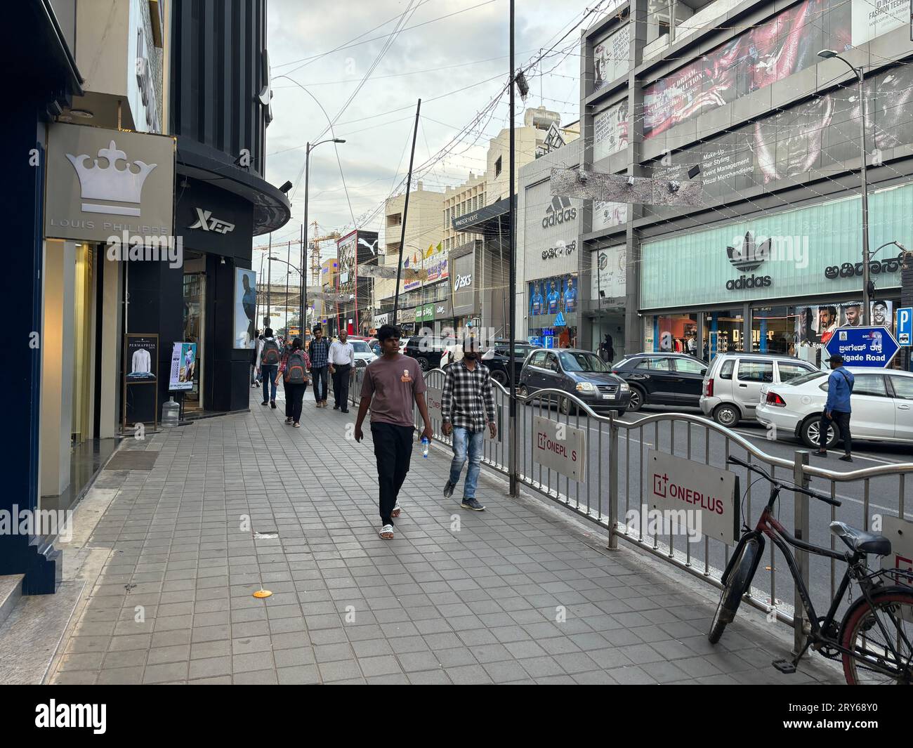 India bengaluru bangalore brigade road hi-res stock photography and ...