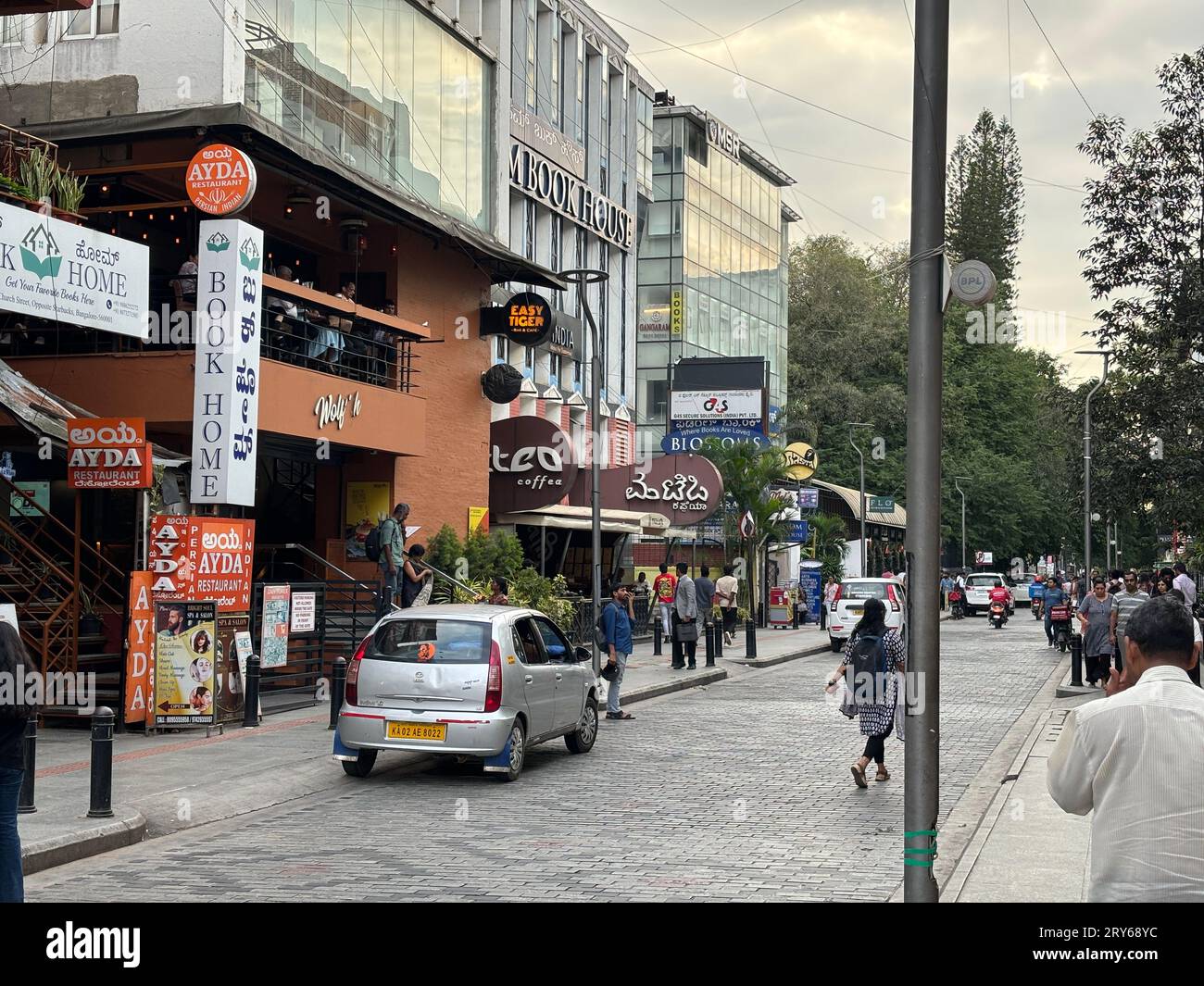 Exclusive shots of brigade road in Bengaluru Stock Photo - Alamy