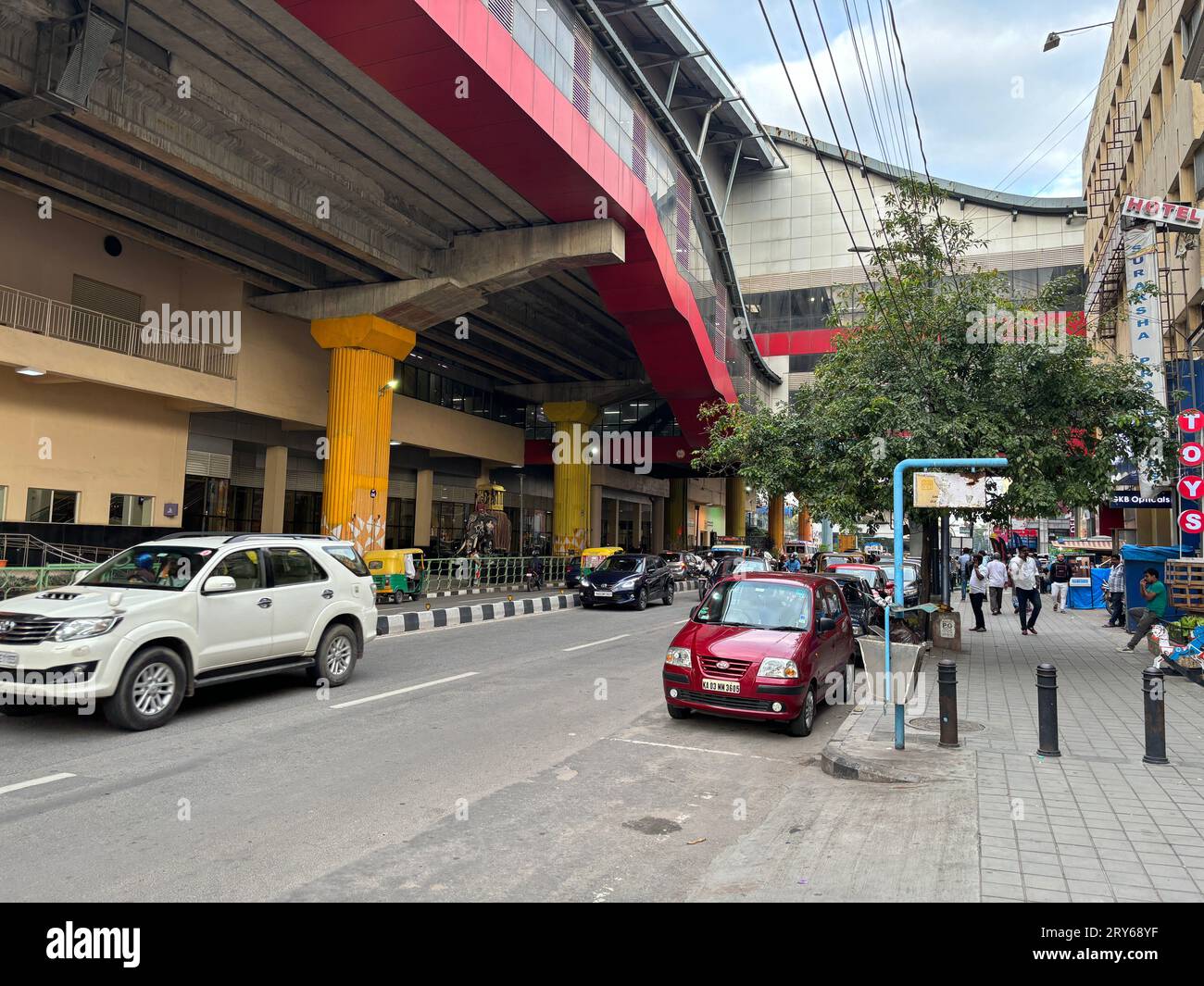 Exclusive shots of brigade road in Bengaluru Stock Photo - Alamy
