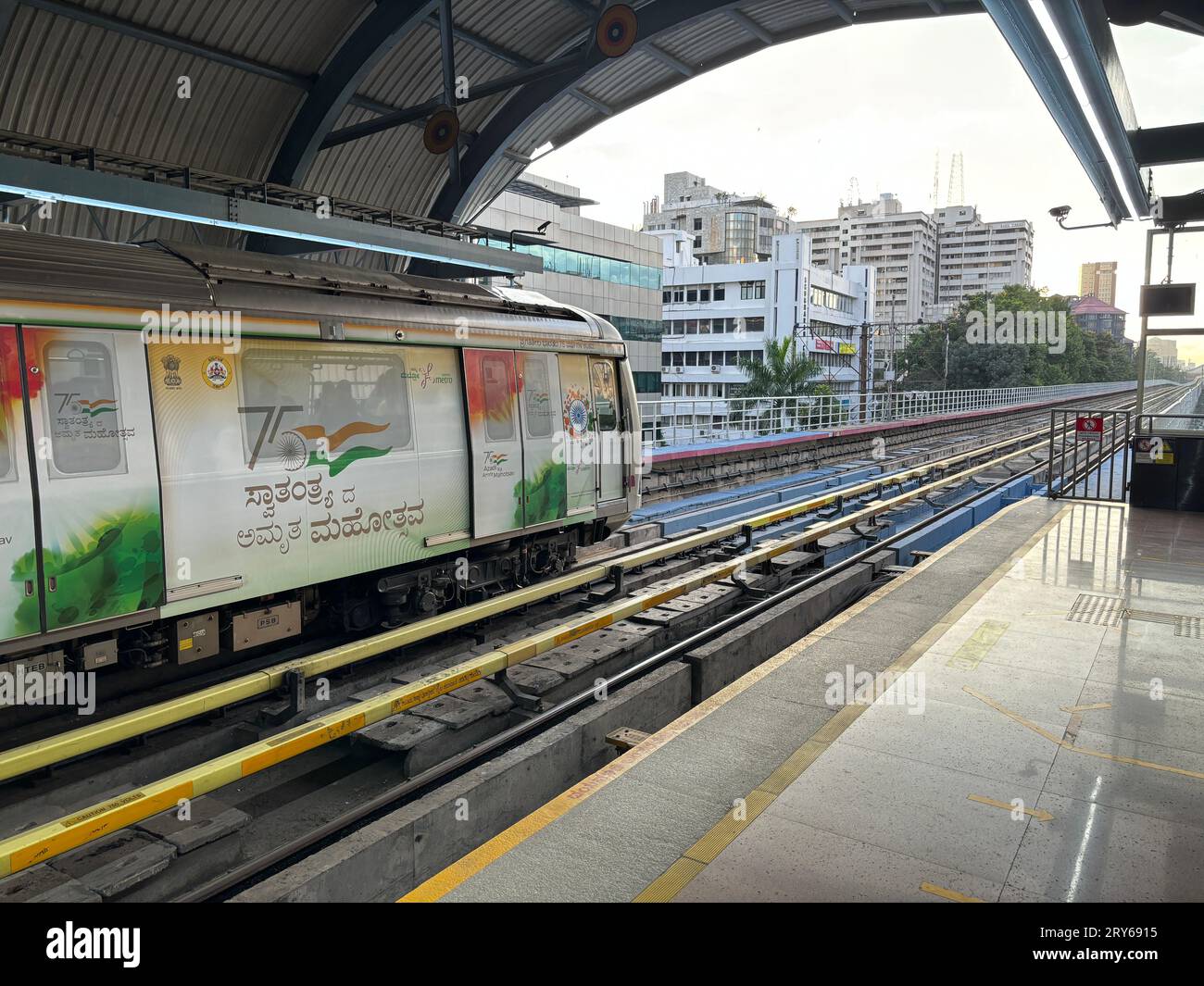 Exclusive high quality shots of Namma metro train in MG road,Bengaluru ...