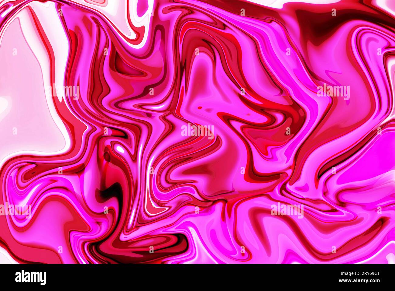 the artistry of digital beauty with liquid abstract pattern, plastic ...