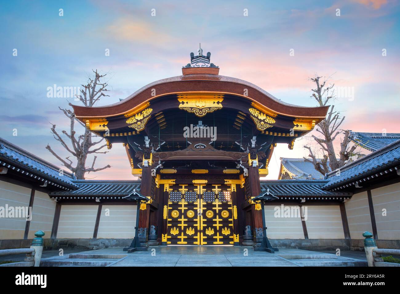 Kyoto, Japan - March 28 2023: Higashi Honganji temple situated at the ...