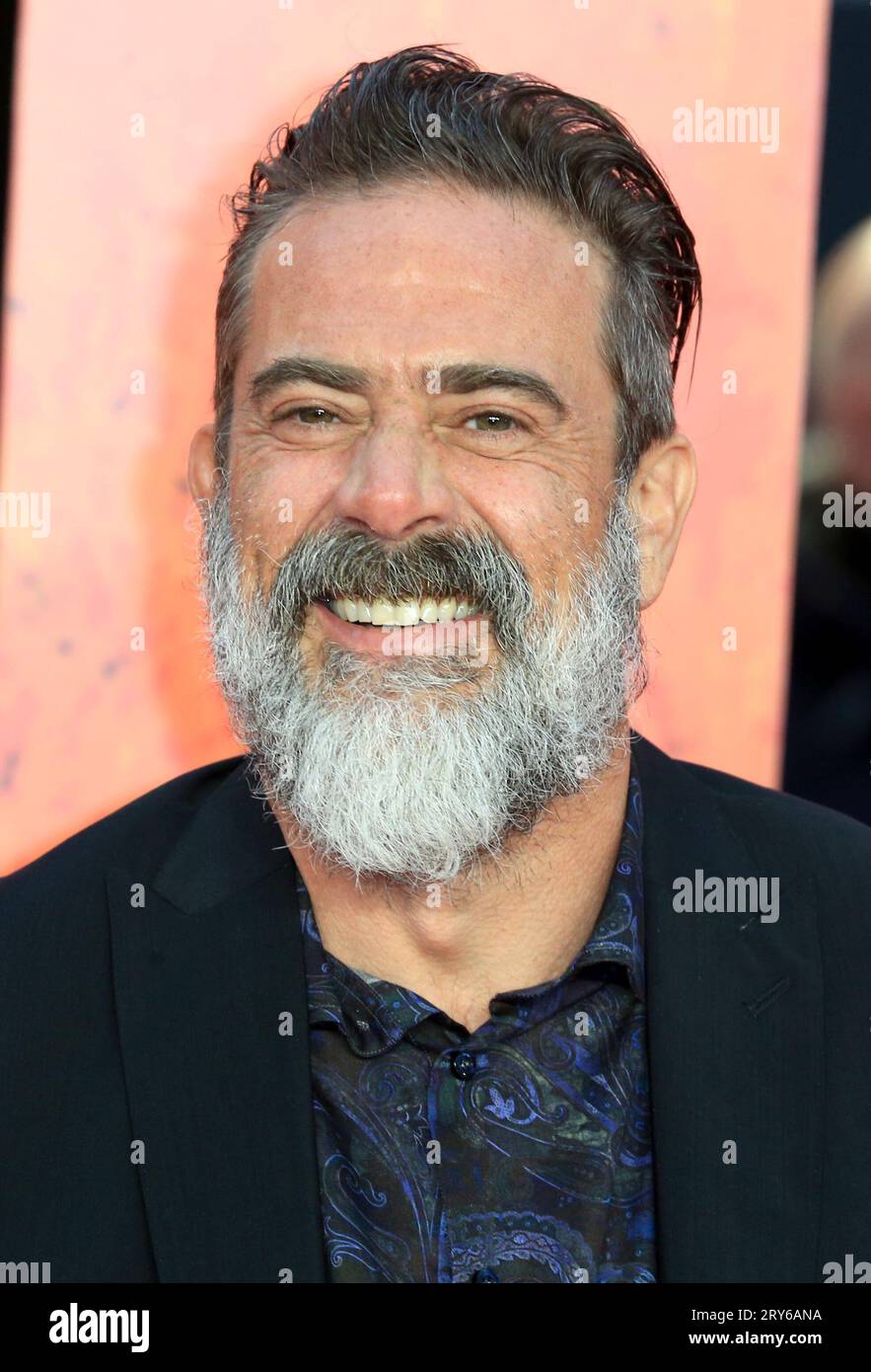 Jeffrey Dean Morgan attends the European Premiere of 'Rampage' at ...