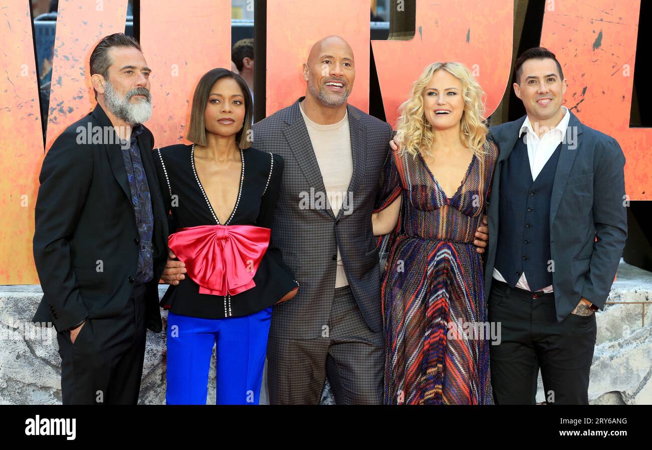 Jeffrey Dean Morgan, Naomie Harris, Dwayne Johnson, Malin Akerman and ...