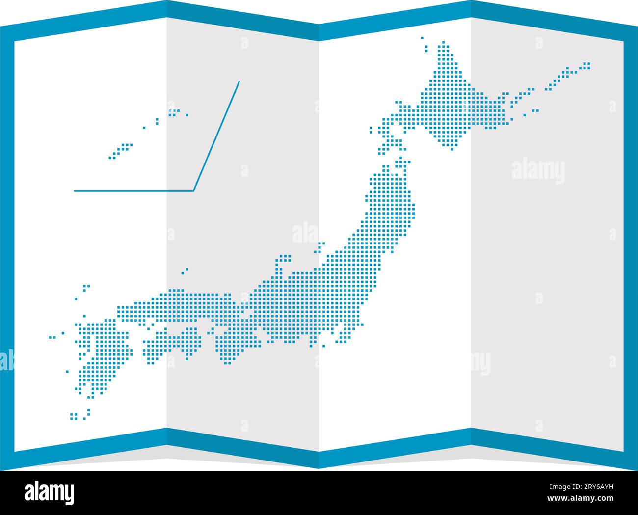 Guide map japan Cut Out Stock Images & Pictures - Alamy